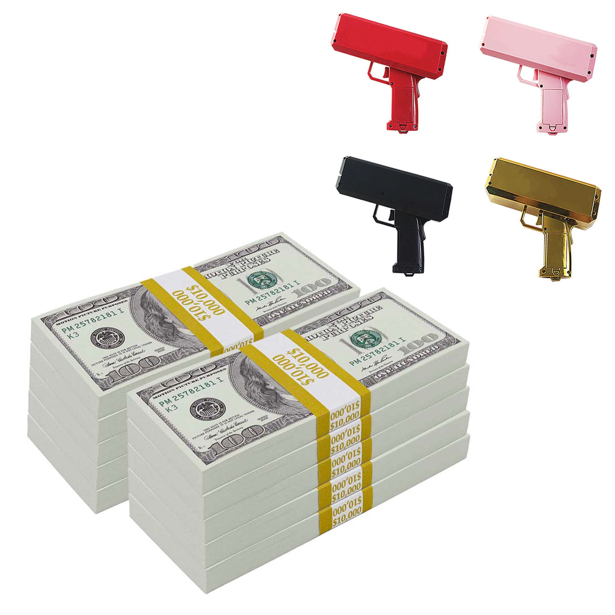 $100,000 2000 Series Stacks with Money Gun – IMPULSE