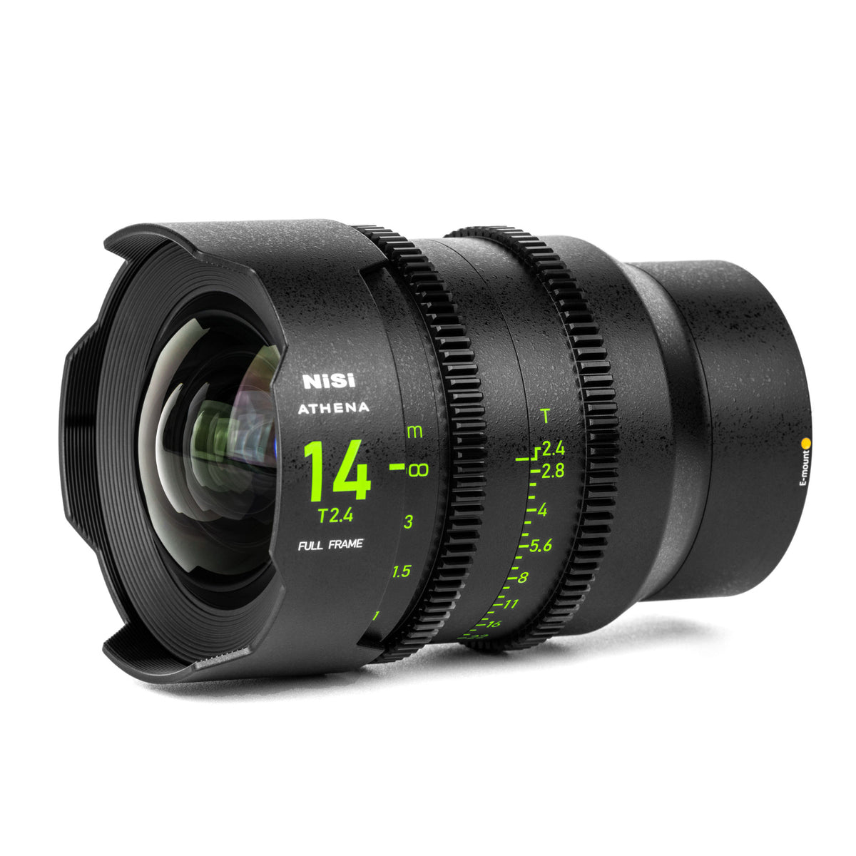 NiSi 14mm ATHENA PRIME Full Frame Cinema Lens T2.4 (E Mount | No Drop ...
