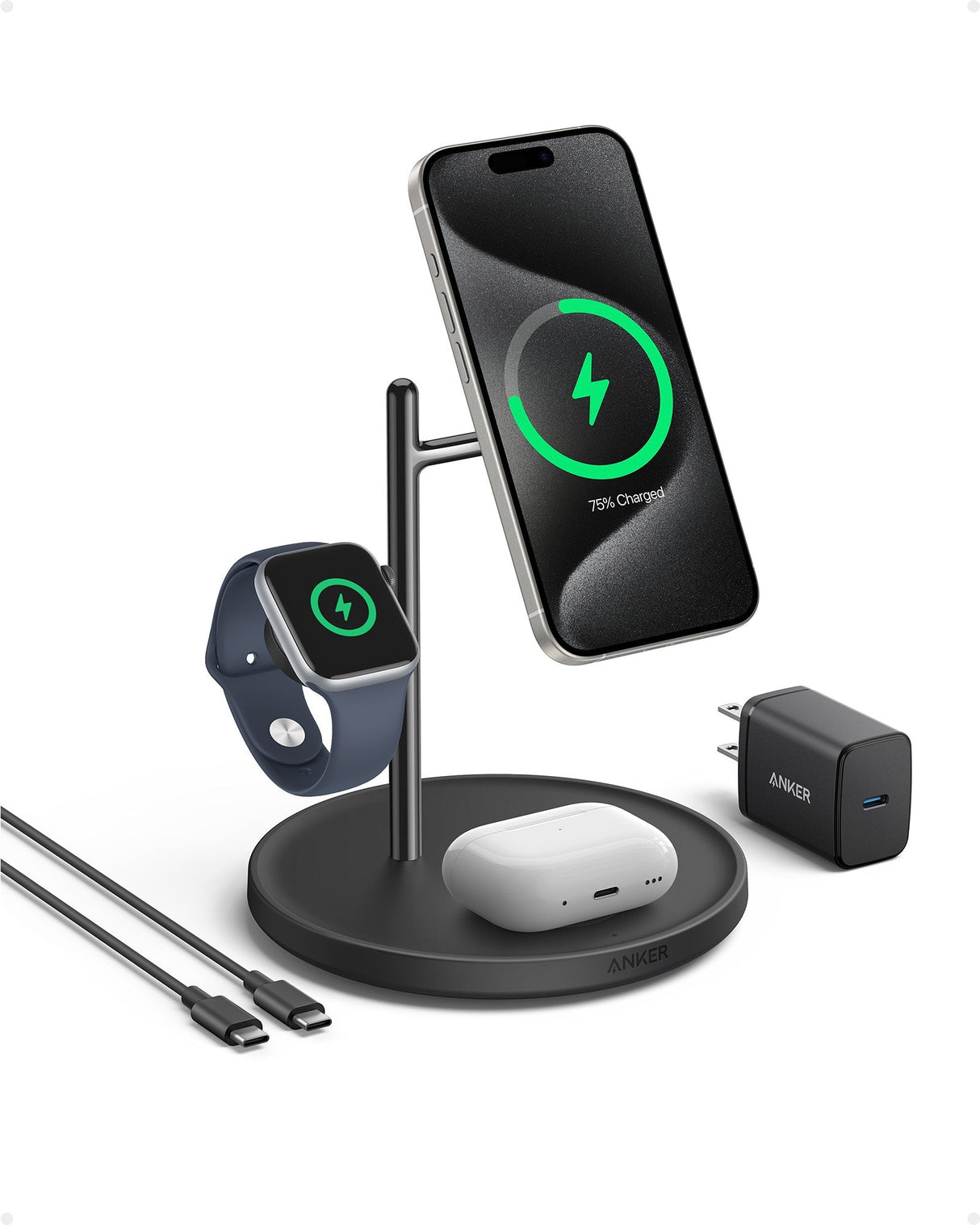 Anker MagGo Wireless Charging Station (3-in-1 Stand) – IMPULSE