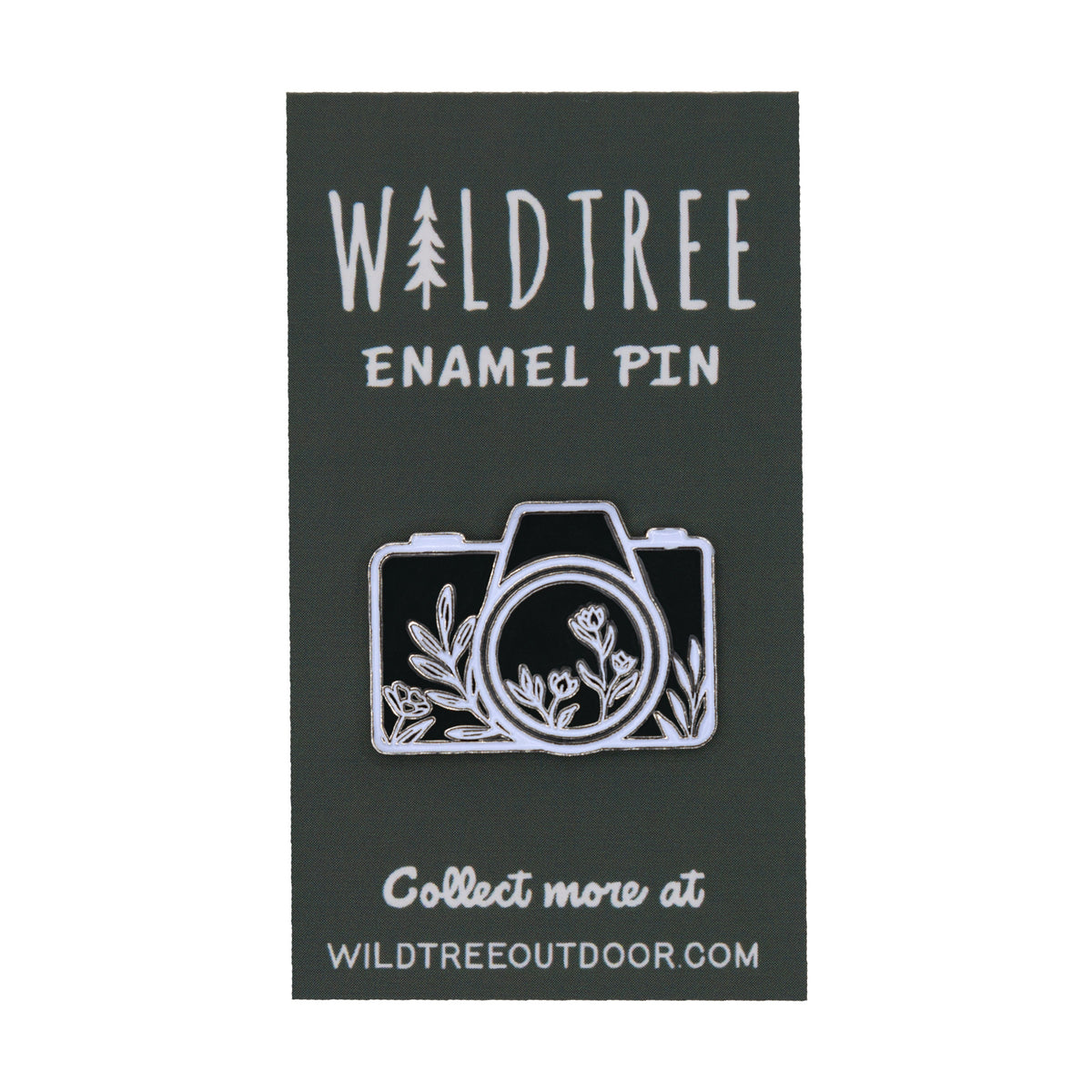 Camera Floral Enamel Pin – IMPULSE