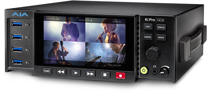 AJA Ki Pro GO2 Multi-Channel Recorder/Player – IMPULSE