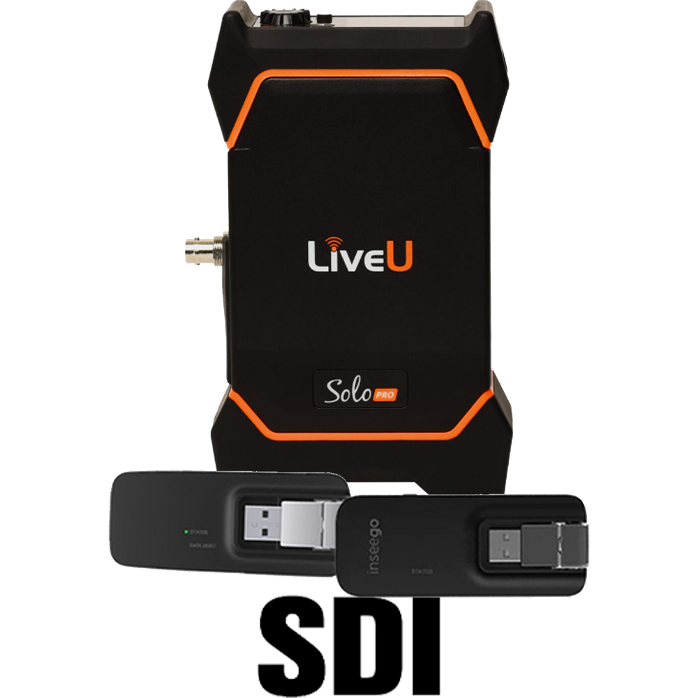 LiveU Solo PRO SDI with Solo Connect 2 Modem Bundle – IMPULSE