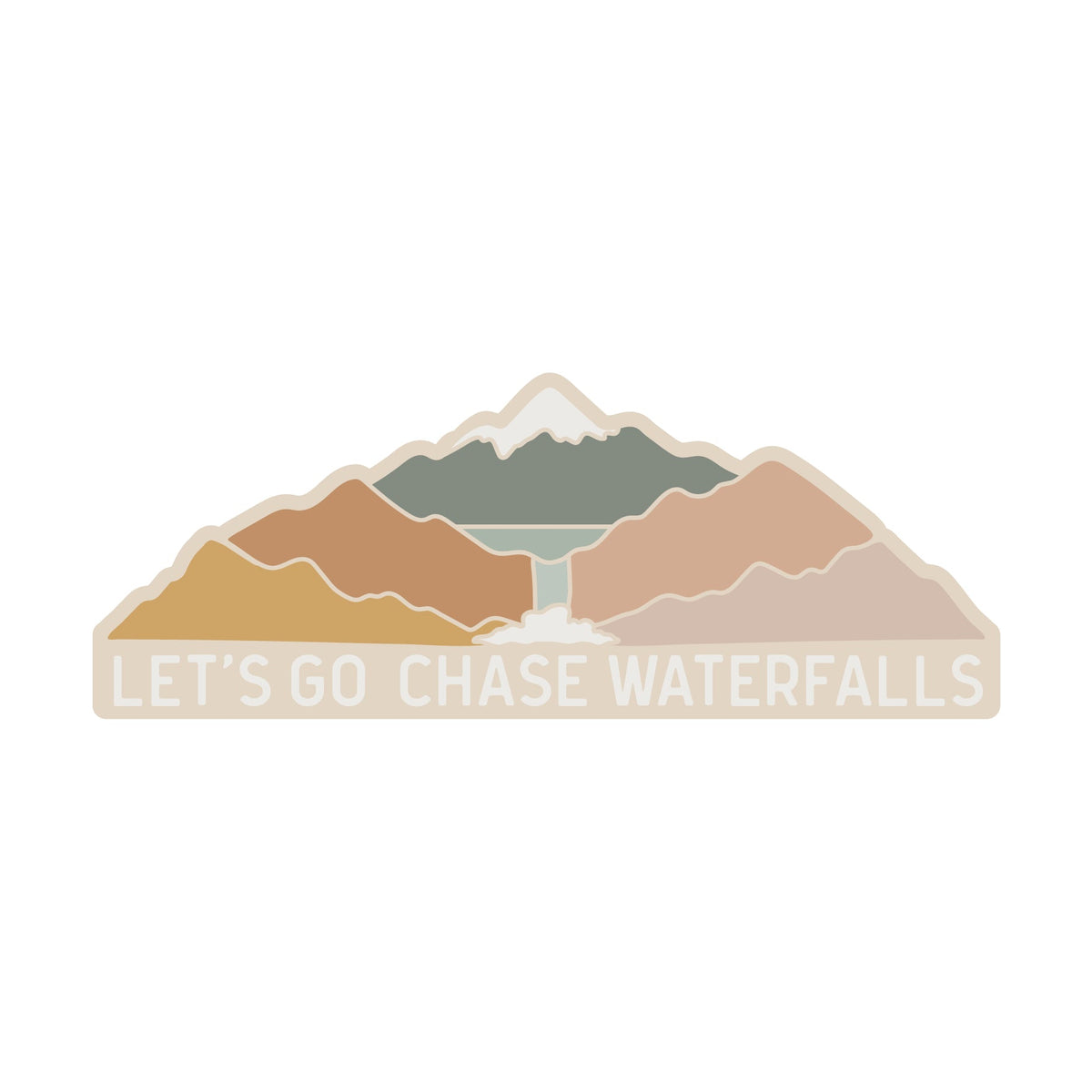 Let's Go Chase Waterfalls Sticker – IMPULSE