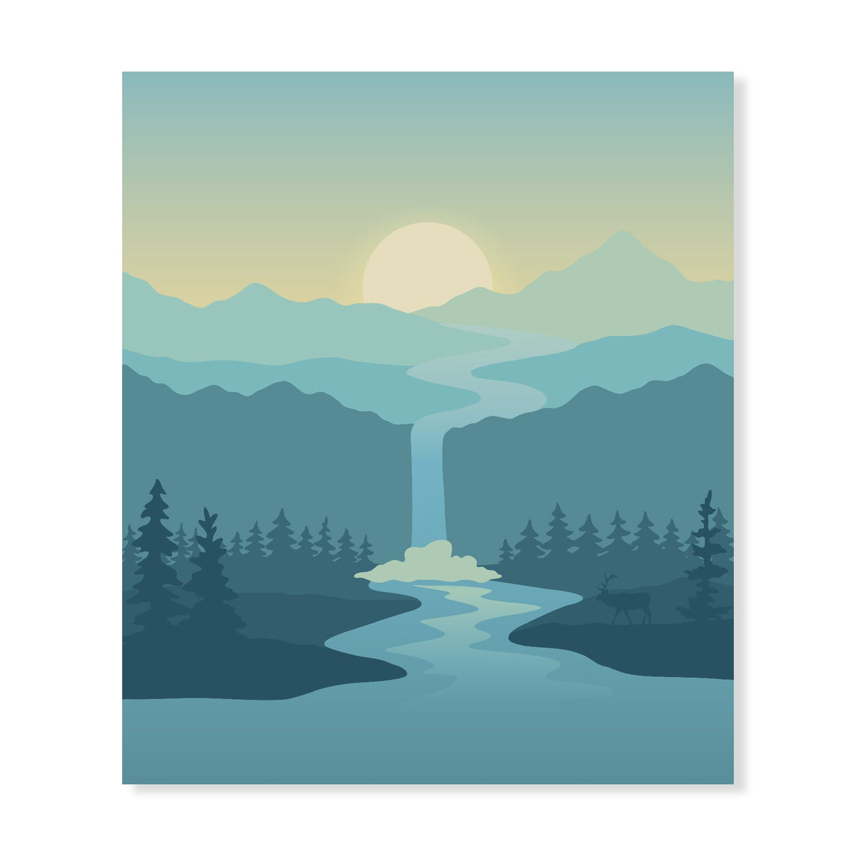 Misty Evening Sticker – IMPULSE
