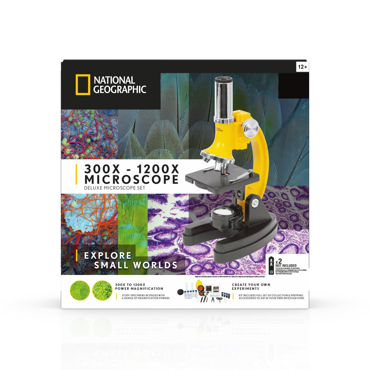National Geographic 300x-1200x Microscope with Hard Case – IMPULSE