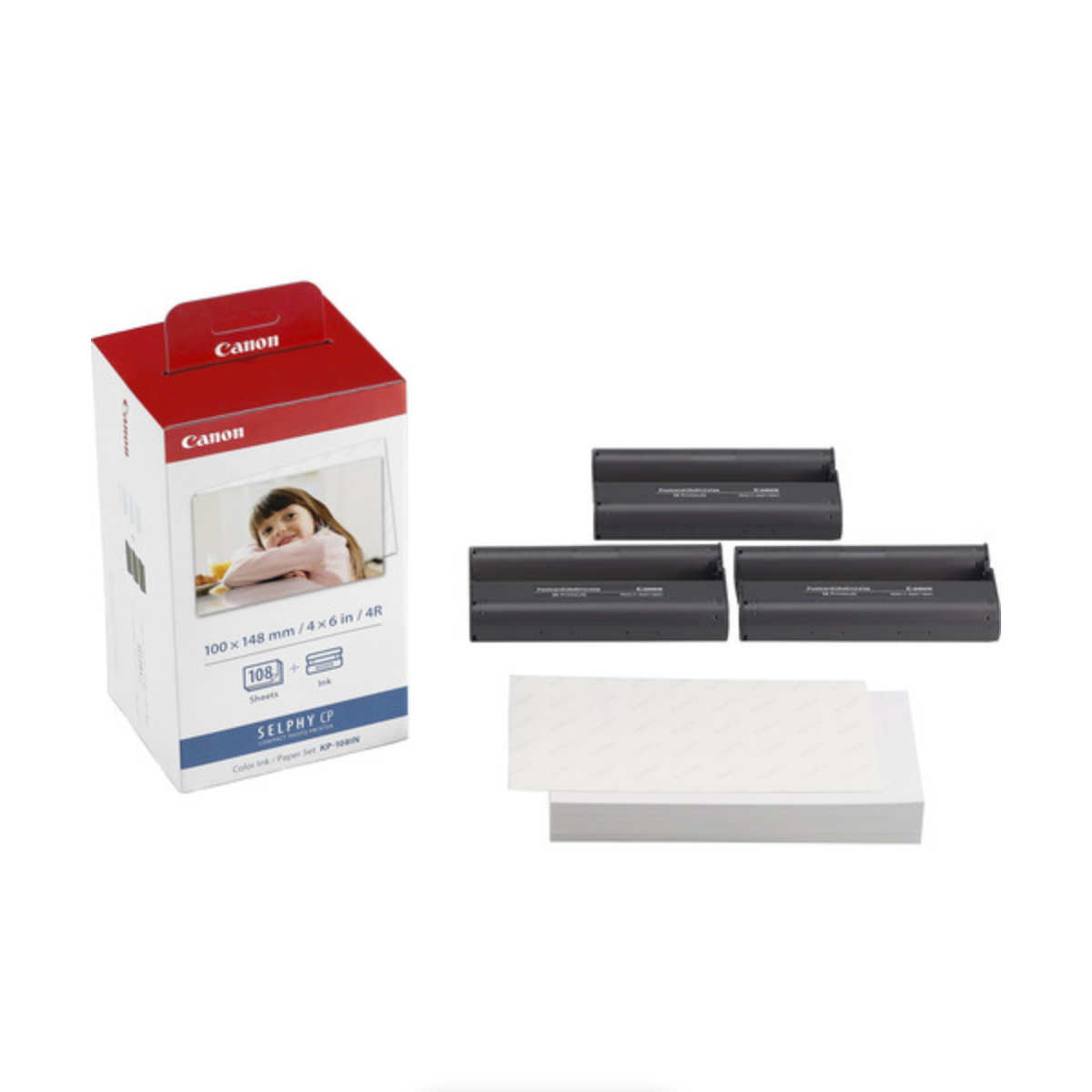 Canon KP-108IN Color Ink And Paper Set for Select SELPHY Printers – IMPULSE