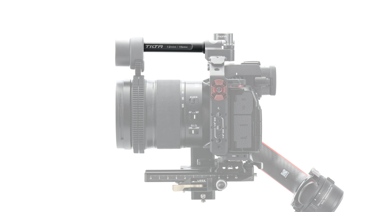 Tilta 15mm to 12mm DJI Rod Adapter – Black – IMPULSE