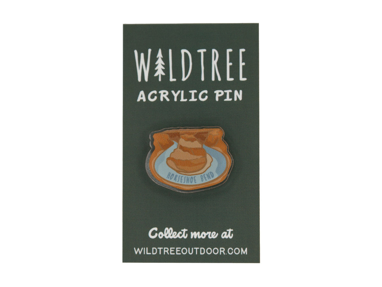 Horseshoe Bend Acrylic Pin – IMPULSE