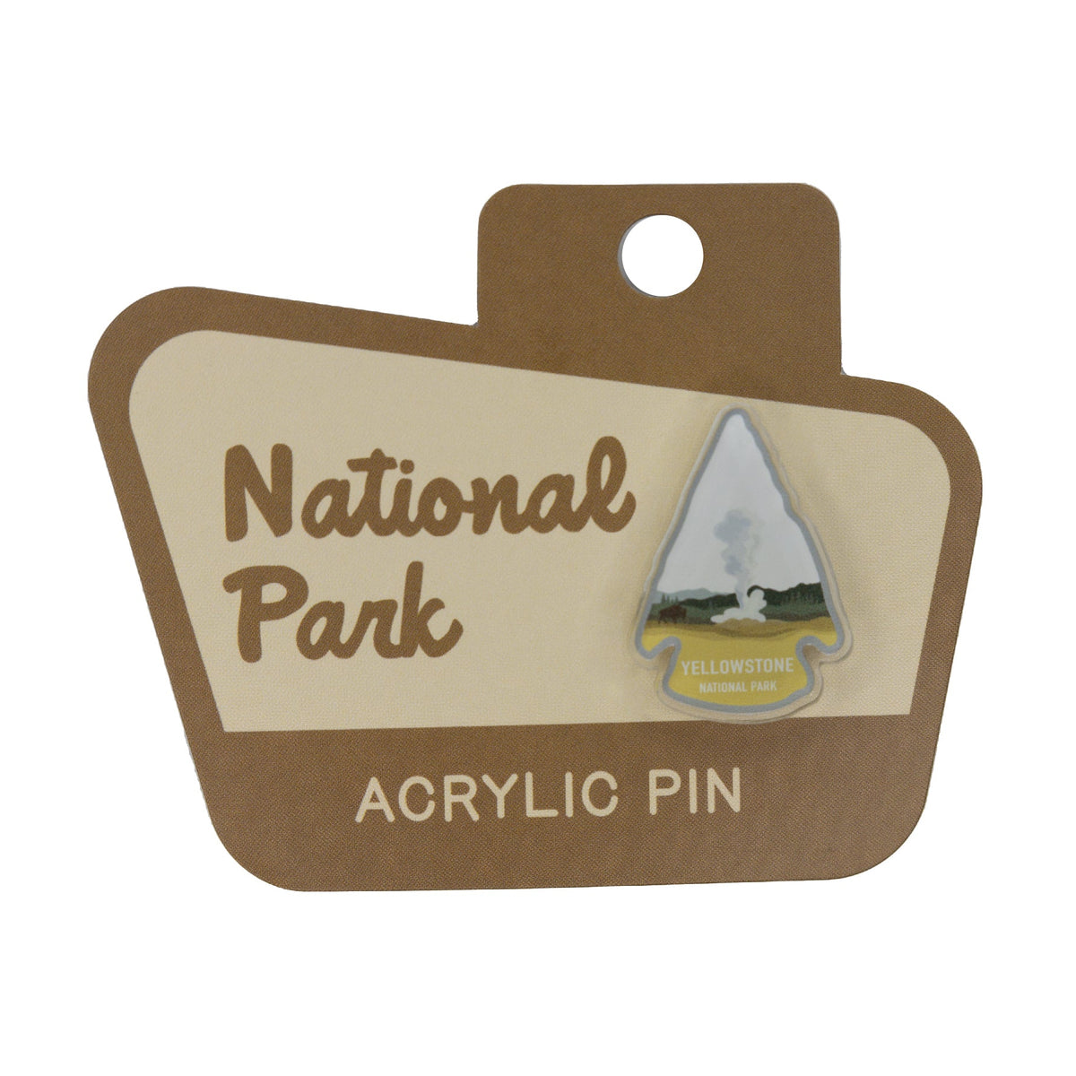 Yellowstone National Park Acrylic Pin – IMPULSE