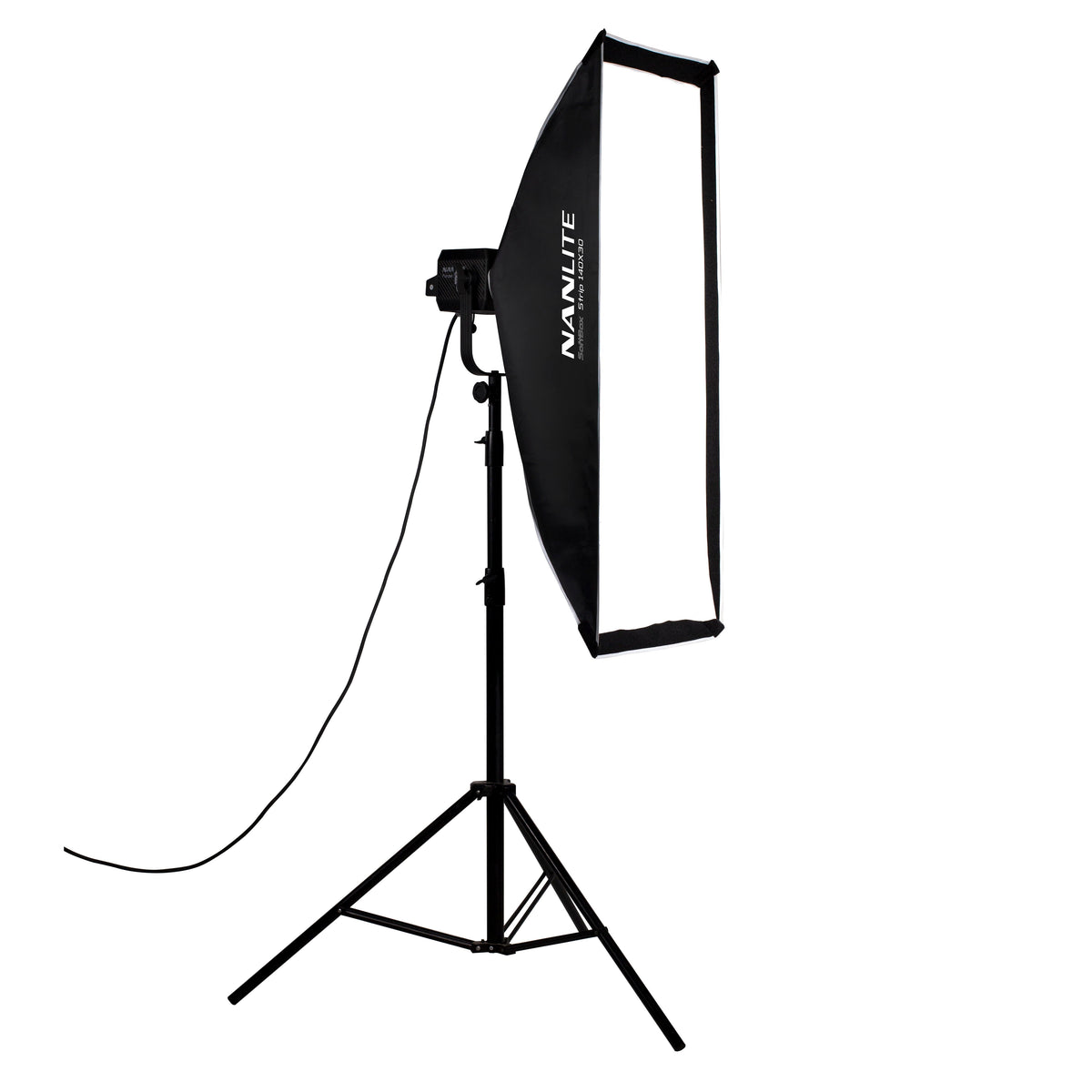 Nanlite Asymmetrical Stripbank Softbox with Bowens Mount (18x43in ...