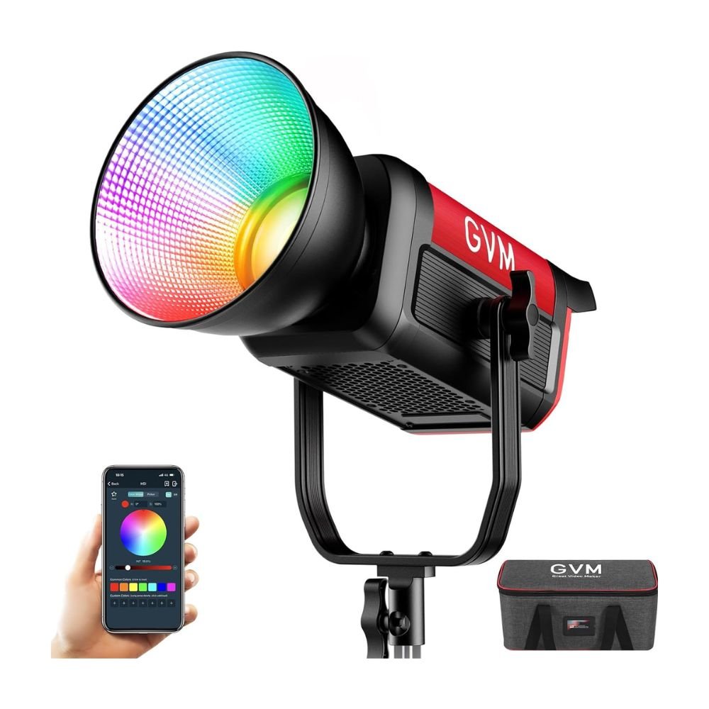 GVM PRO SD300C 300W High Power RGB&Bi-Color Monolight – IMPULSE