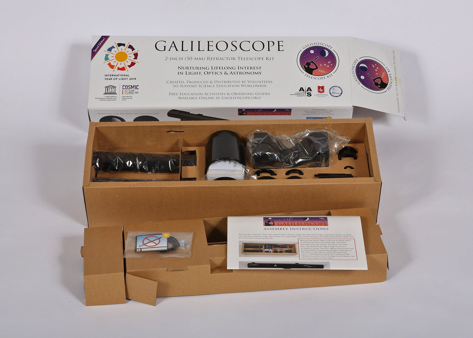 Galileoscope Refractor Telescope STEM Kit - GSCOPE – IMPULSE