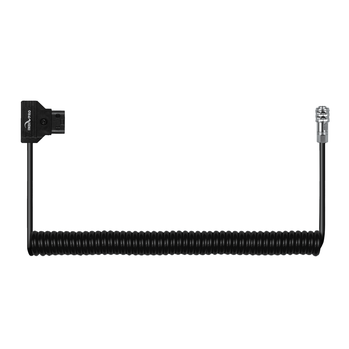 Indipro Coiled D-Tap Power Cable to 2-Pin Connector for BMPCC 4K/6K/6K ...