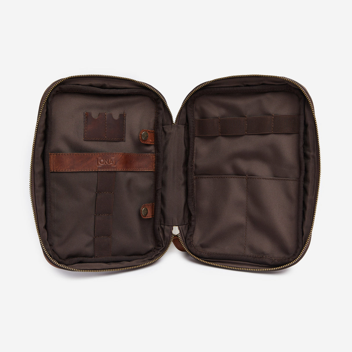 ONA Leather Tech Kit - Antique Cognac – IMPULSE