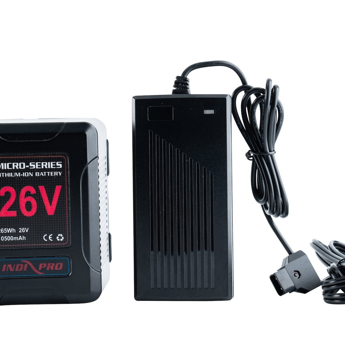 Micro-Series 26V 260Wh Lithium-Ion Battery (Gold Mount) & D-Tap Charge ...