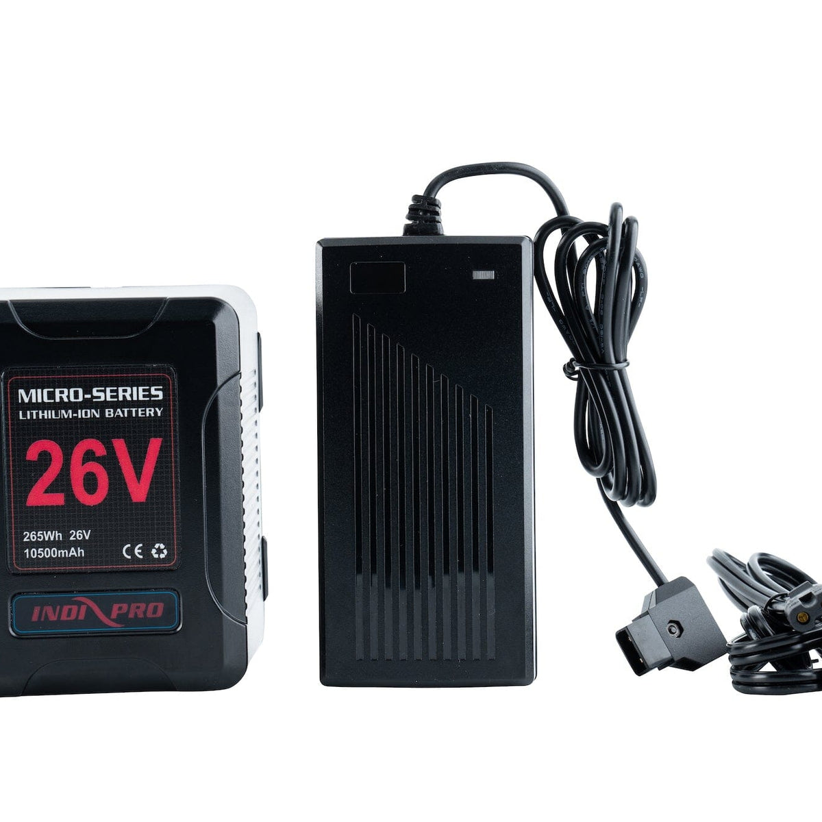 Micro-Series 26V 260Wh Lithium-Ion Battery (V-Mount) & D-Tap Charger K ...