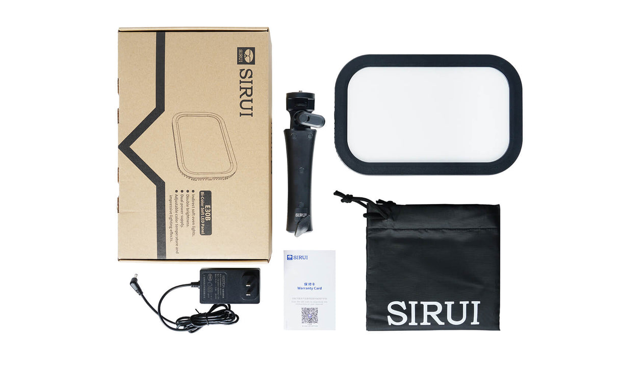SIRUI Ultra Slim LED Video Panel Light E30B – IMPULSE
