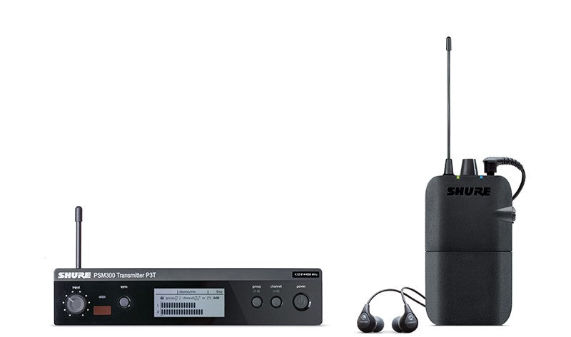 Shure P3TR112GR PSM 300 Wireless Personal Monitor System – IMPULSE