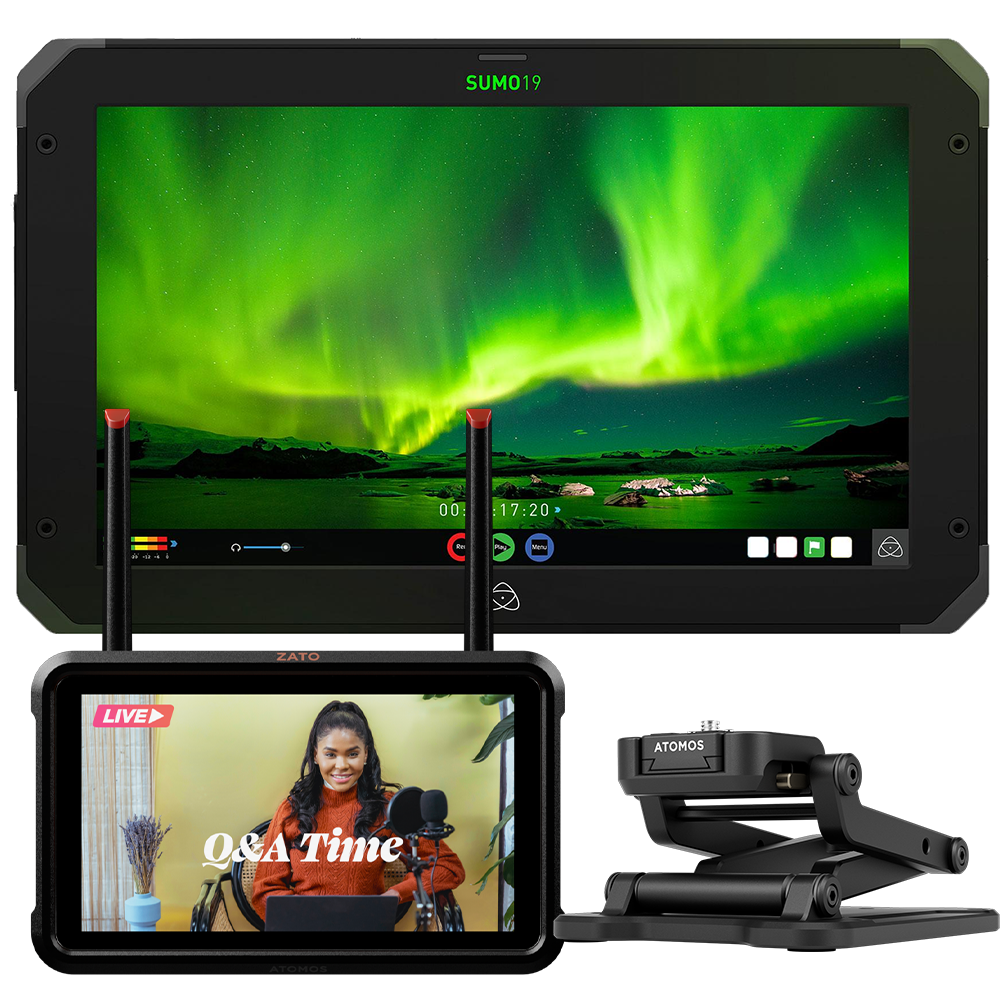 Atomos Sumo19 SE Monitor Recorder with Zato Connect and Atomos Z-Mount ...